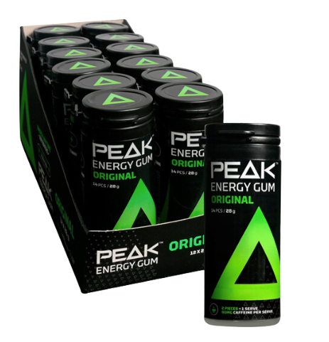 Peak Gum ORIGINAL12x28g(14pcs) PeleGuy Distribution Pty Ltd 1300 377 341