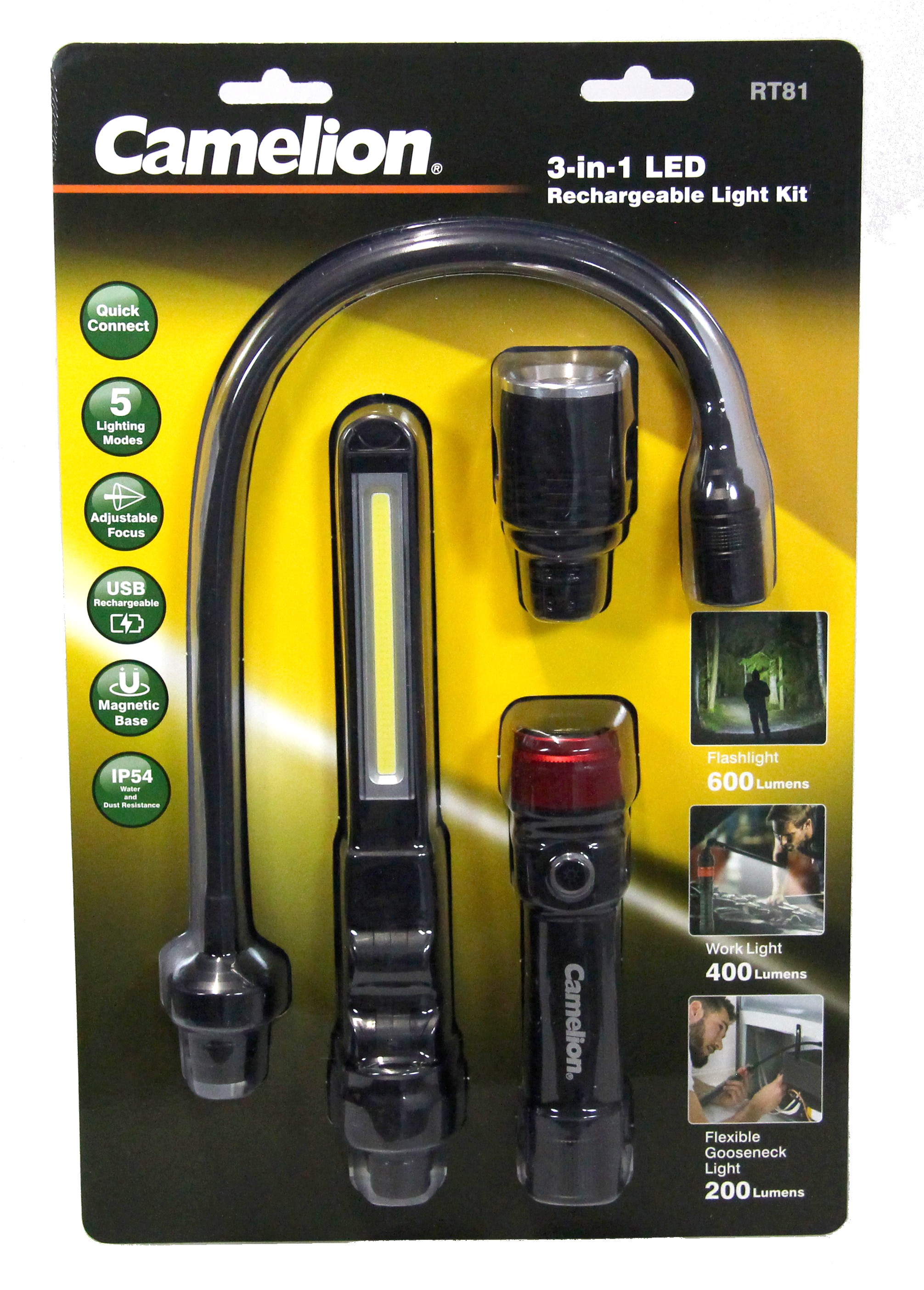 Camelion USB 3in1 KIT Torch - Torches - Products PeleGuy Distribution ...