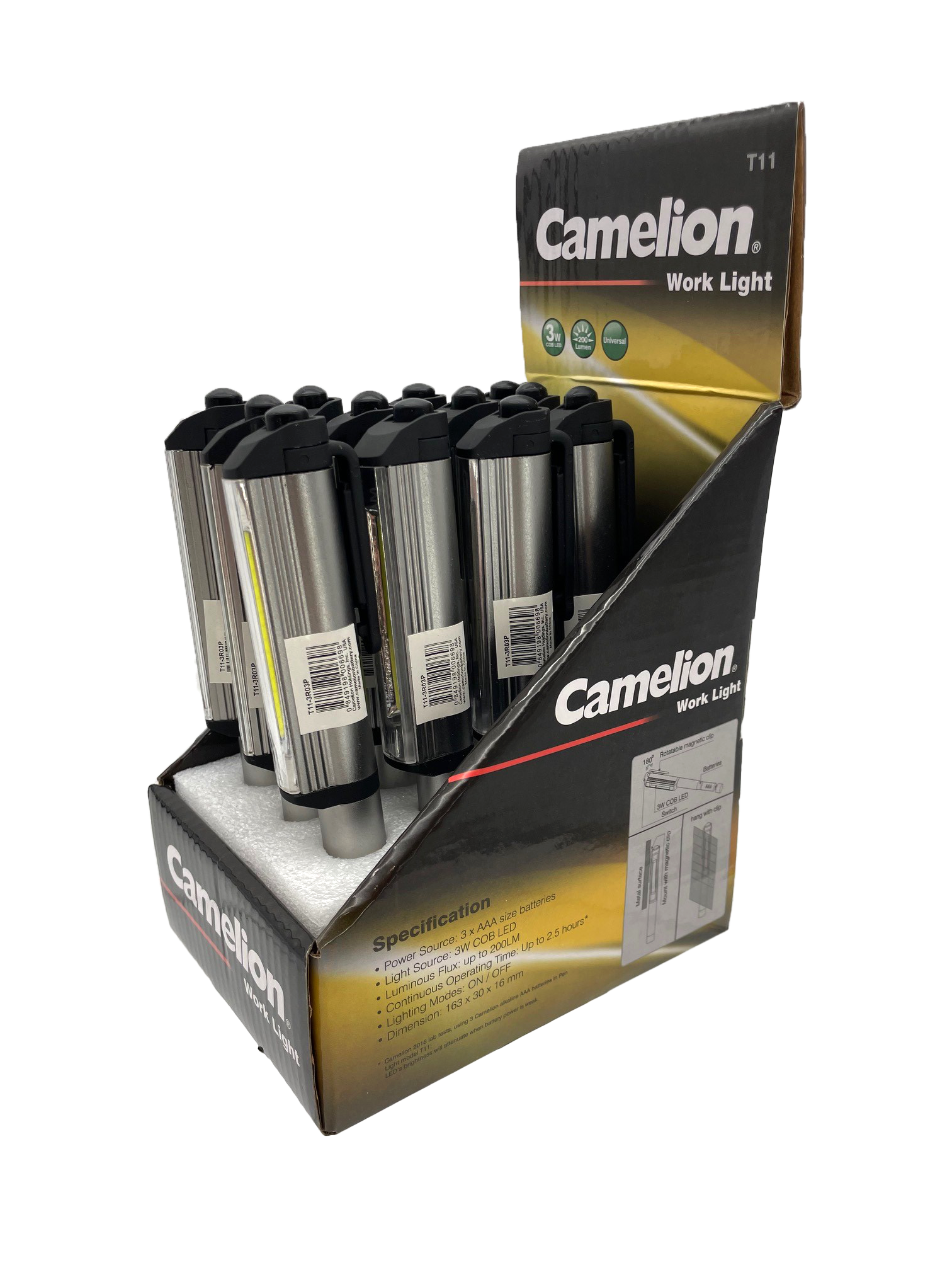 Torch Camelion 3WCOB W/L Metal PeleGuy Distribution Pty Ltd 1300 377 341