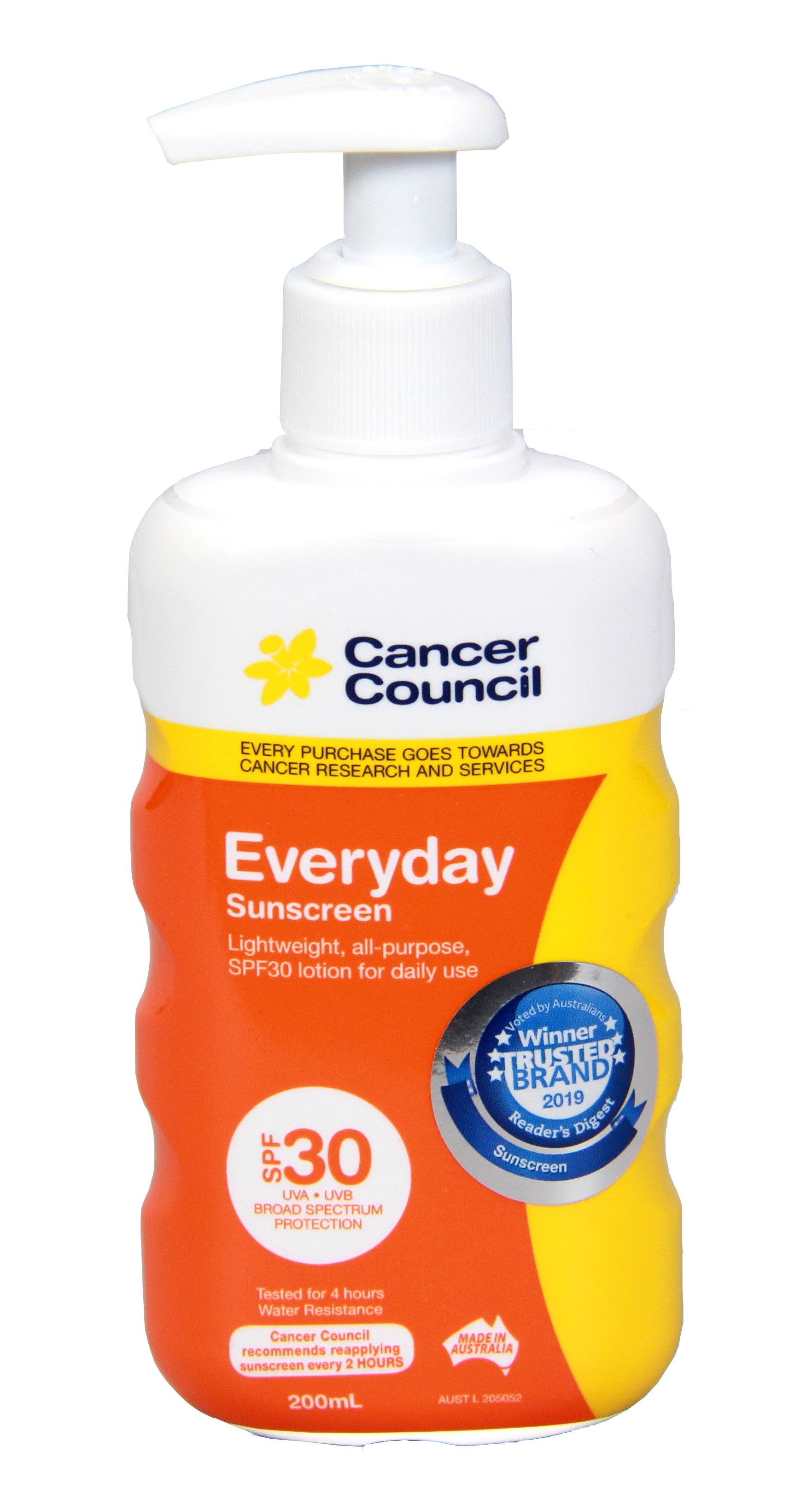 Sunscreen Every Day Pump 30 200ml - Sunscreens - Products PeleGuy ...