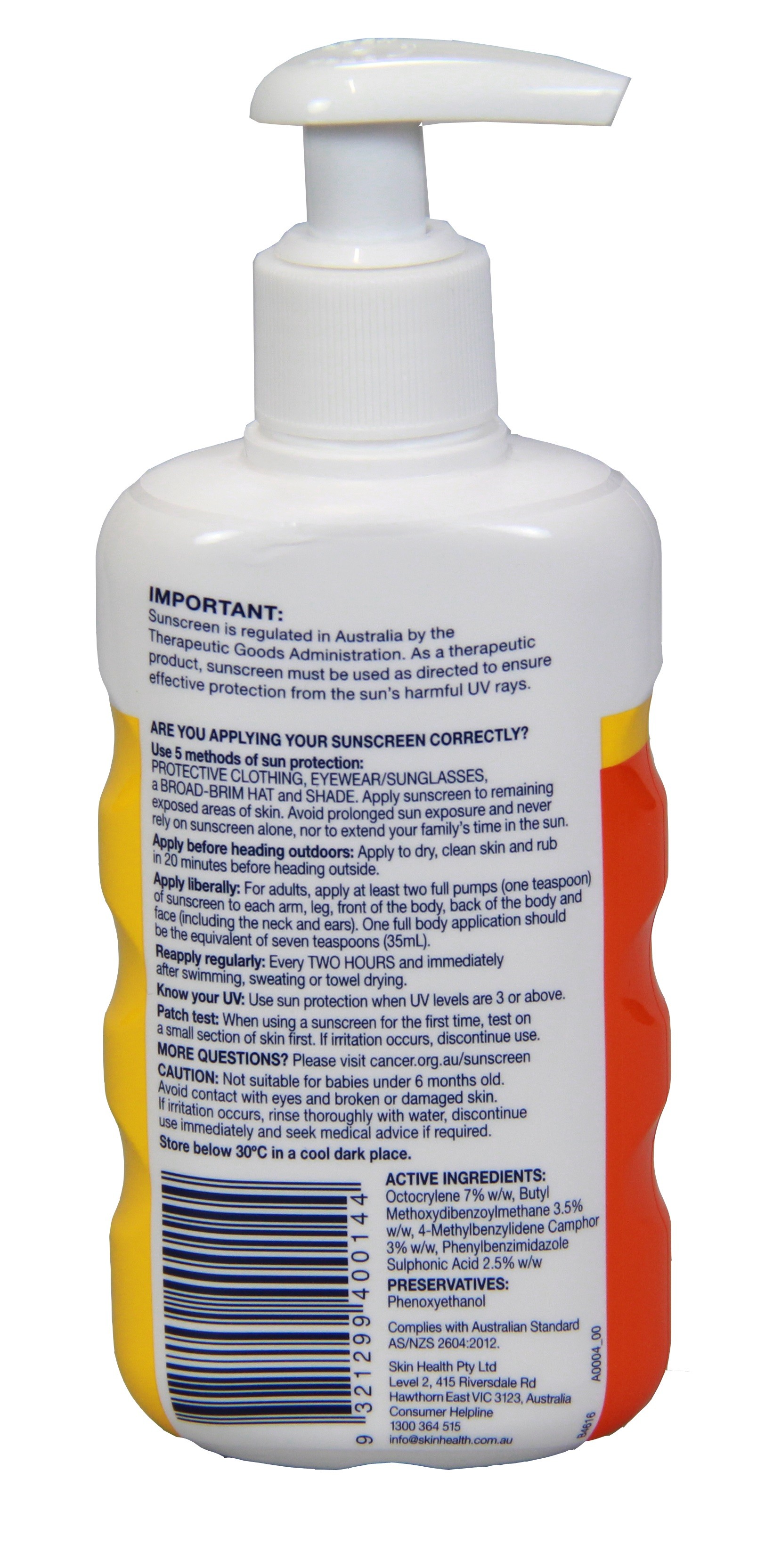 Sunscreen Every Day Pump 30 200ml - Sunscreens - Products PeleGuy ...