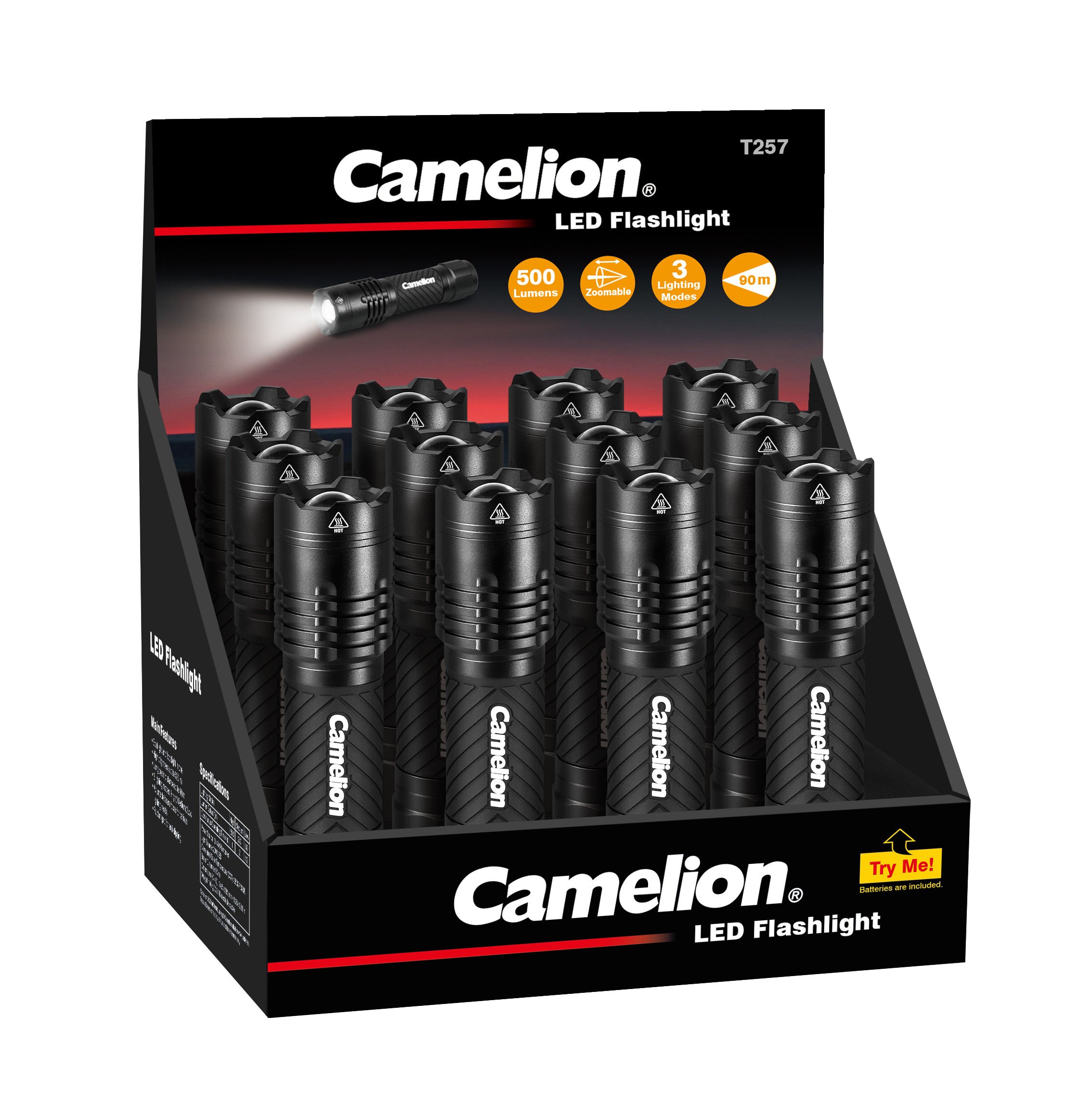 Camelion LED Torch Zoomable - Products PeleGuy Distribution Pty Ltd ...