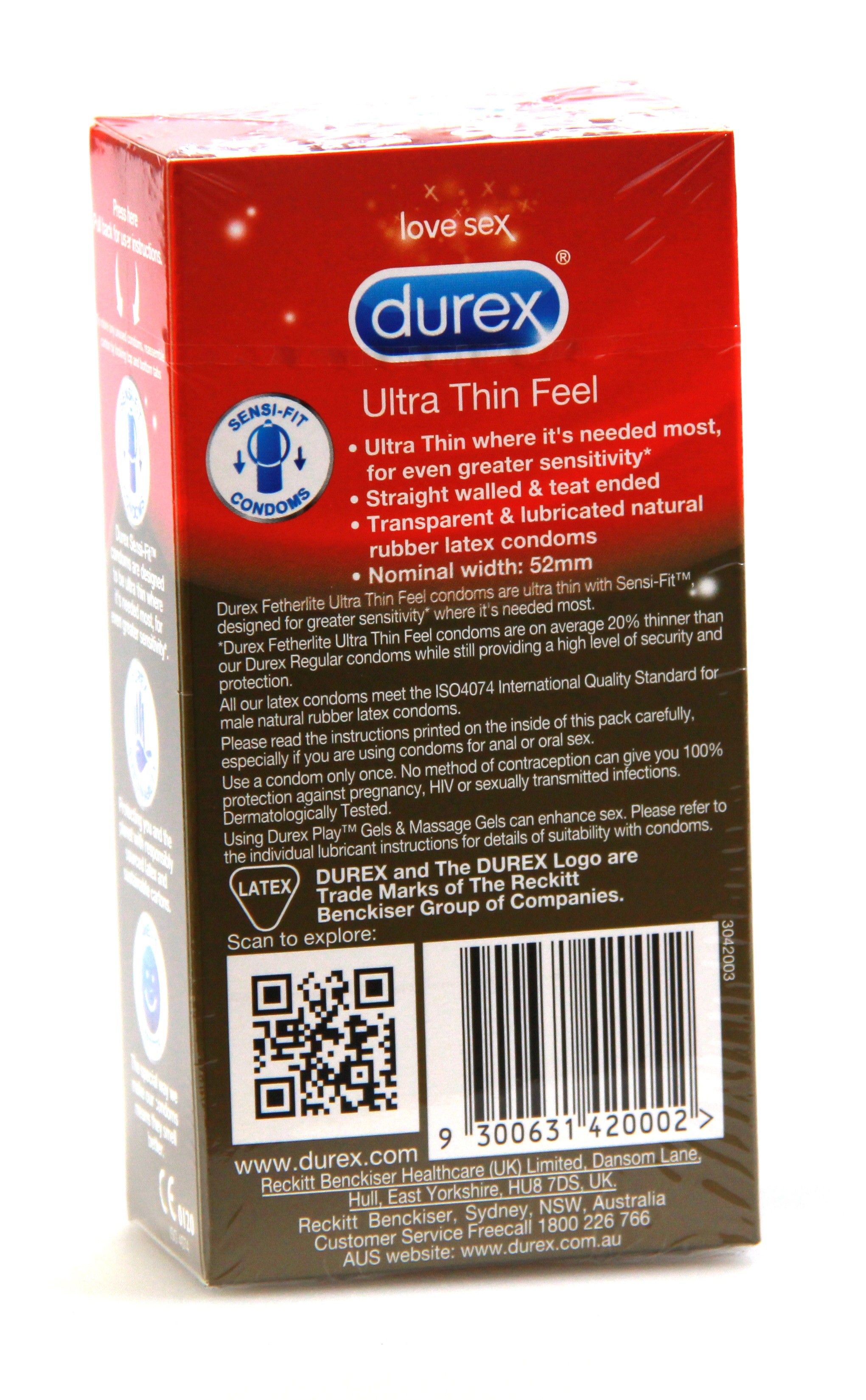 Durex 10pk Fetherlite Ultra Thin - Condoms and Lubrication - Products ...