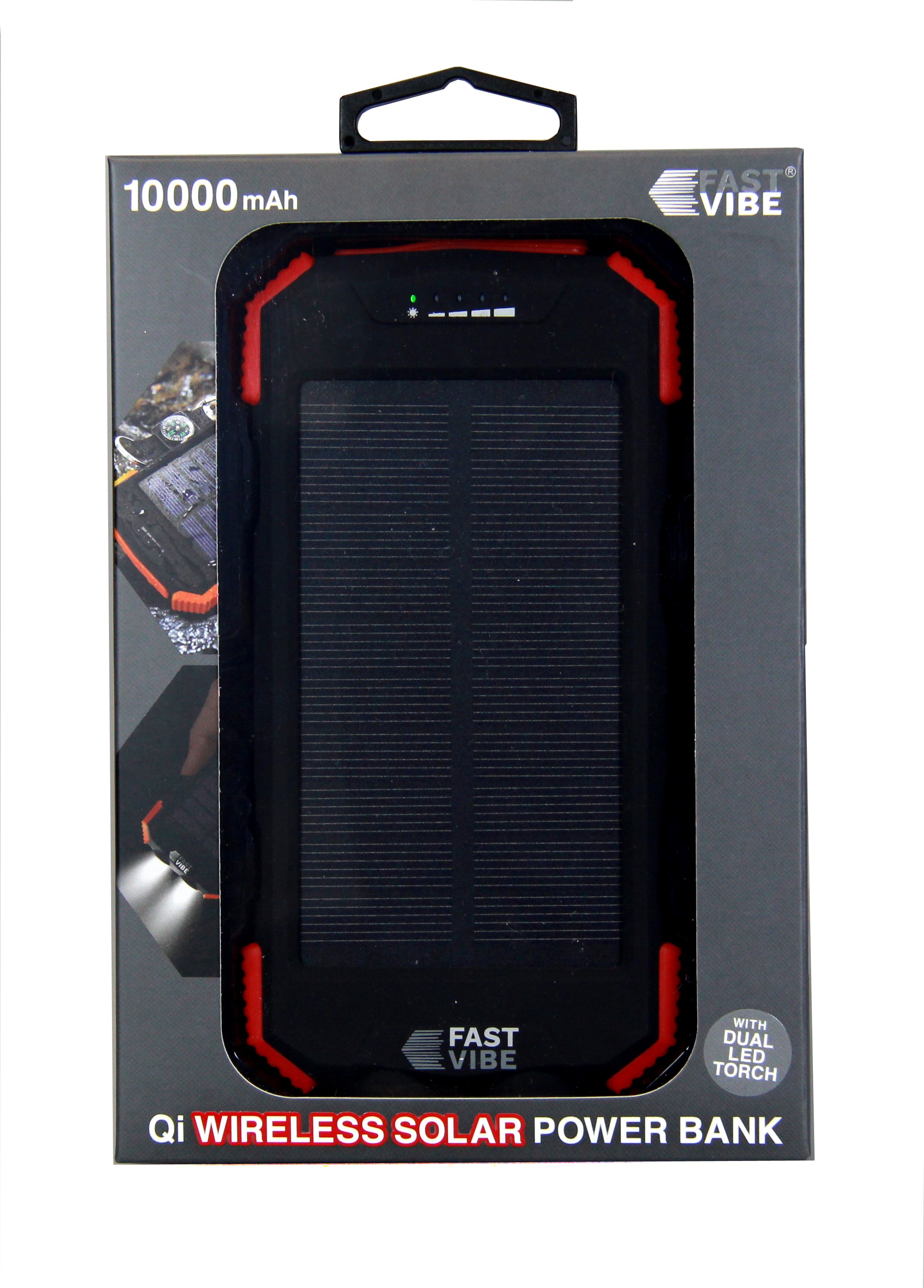 Fast Vibe Wireless Solar power bank 10000mAh - Fast Vibe - Products ...
