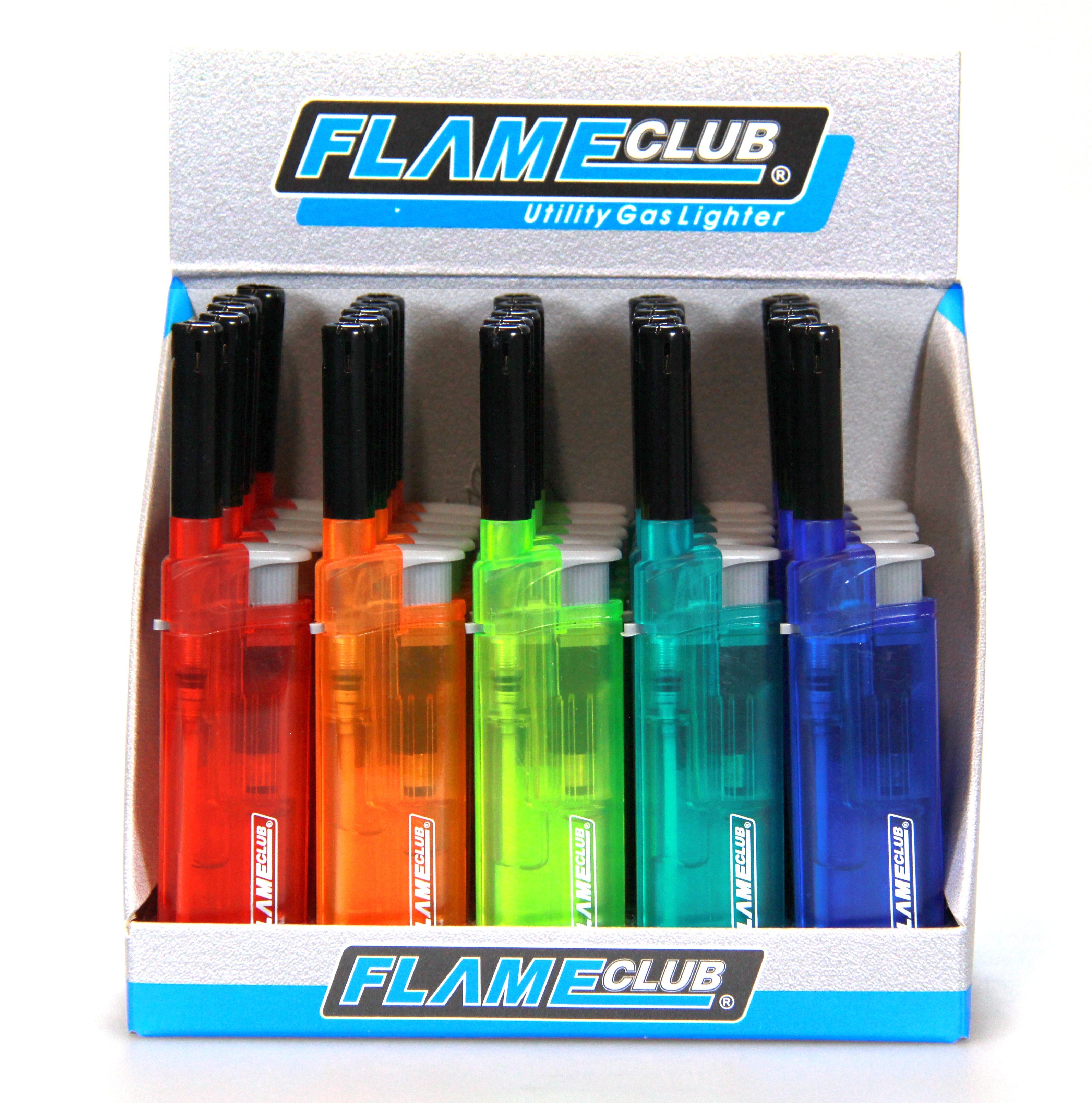 Lighter- FlameClub Utility Clear - Disposable Lighters - Products ...