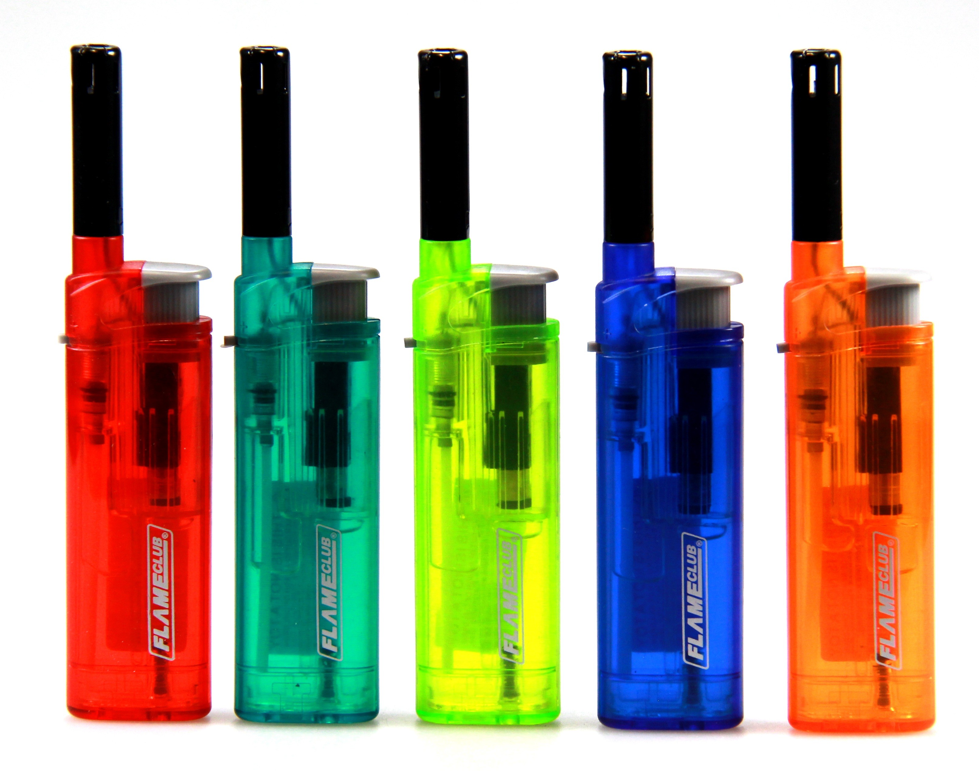 Lighter- FlameClub Utility Clear PeleGuy Distribution Pty Ltd 1300 377 341