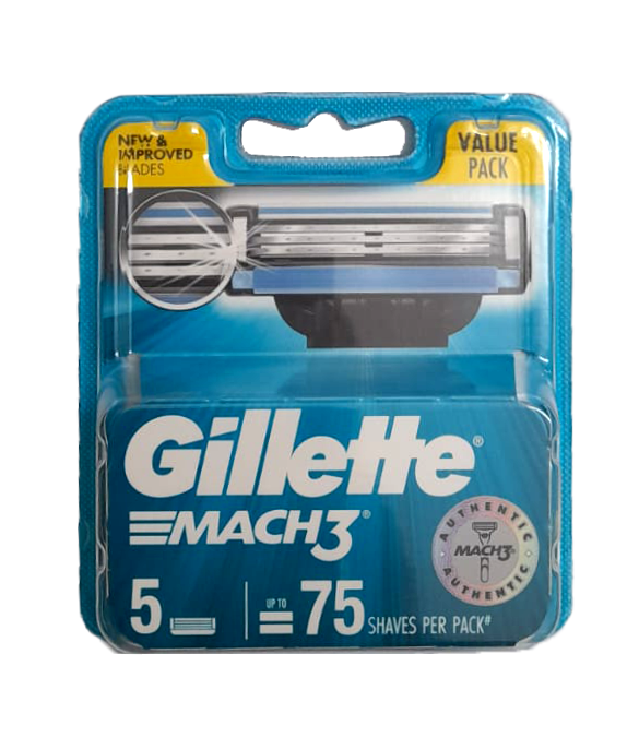 Gillette Mach3 5pk Cart PeleGuy Distribution Pty Ltd 1300 377 341