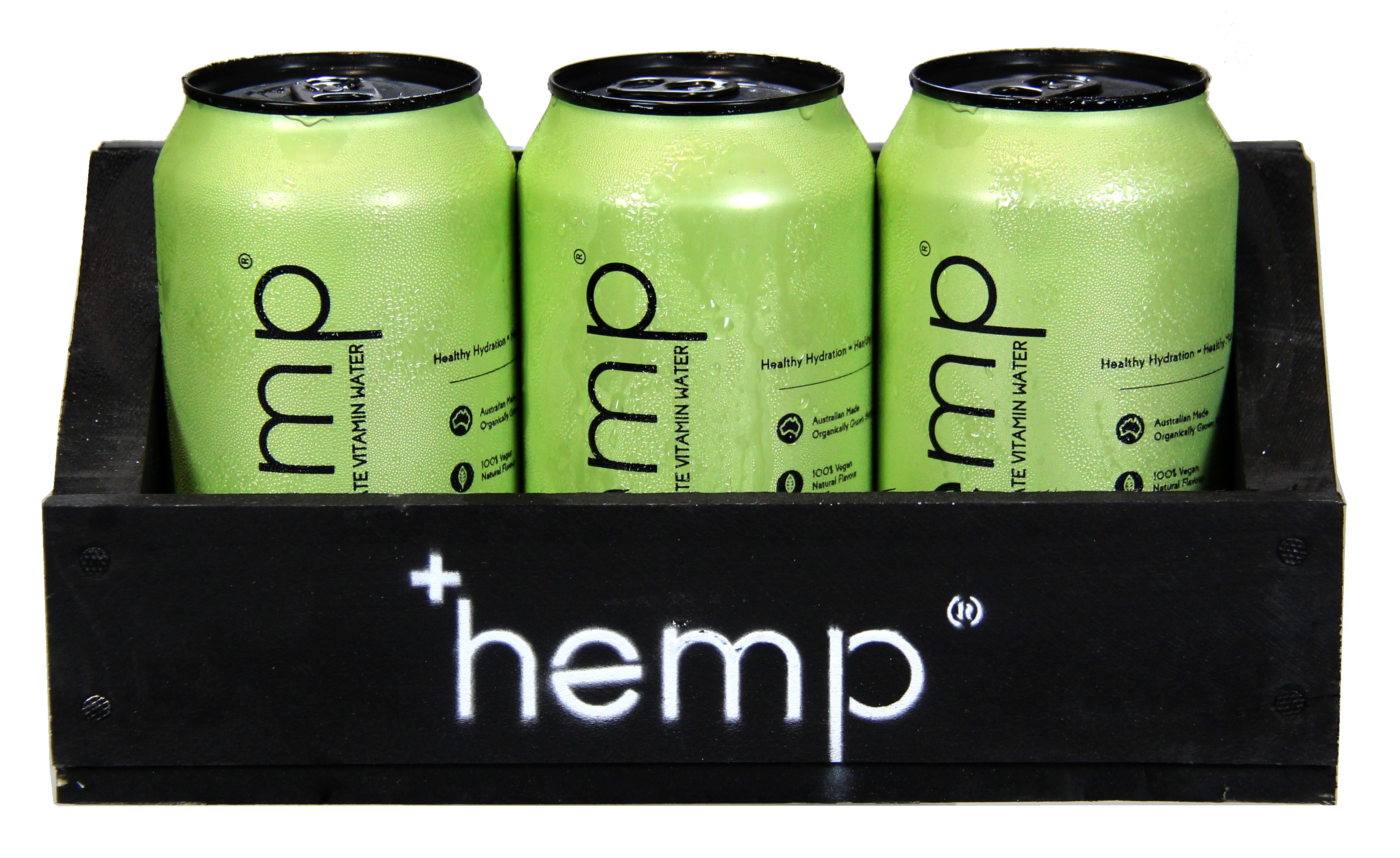 Hemp+ Vitamin Water Green 12 Cans PeleGuy Distribution Pty Ltd 1300 377 341