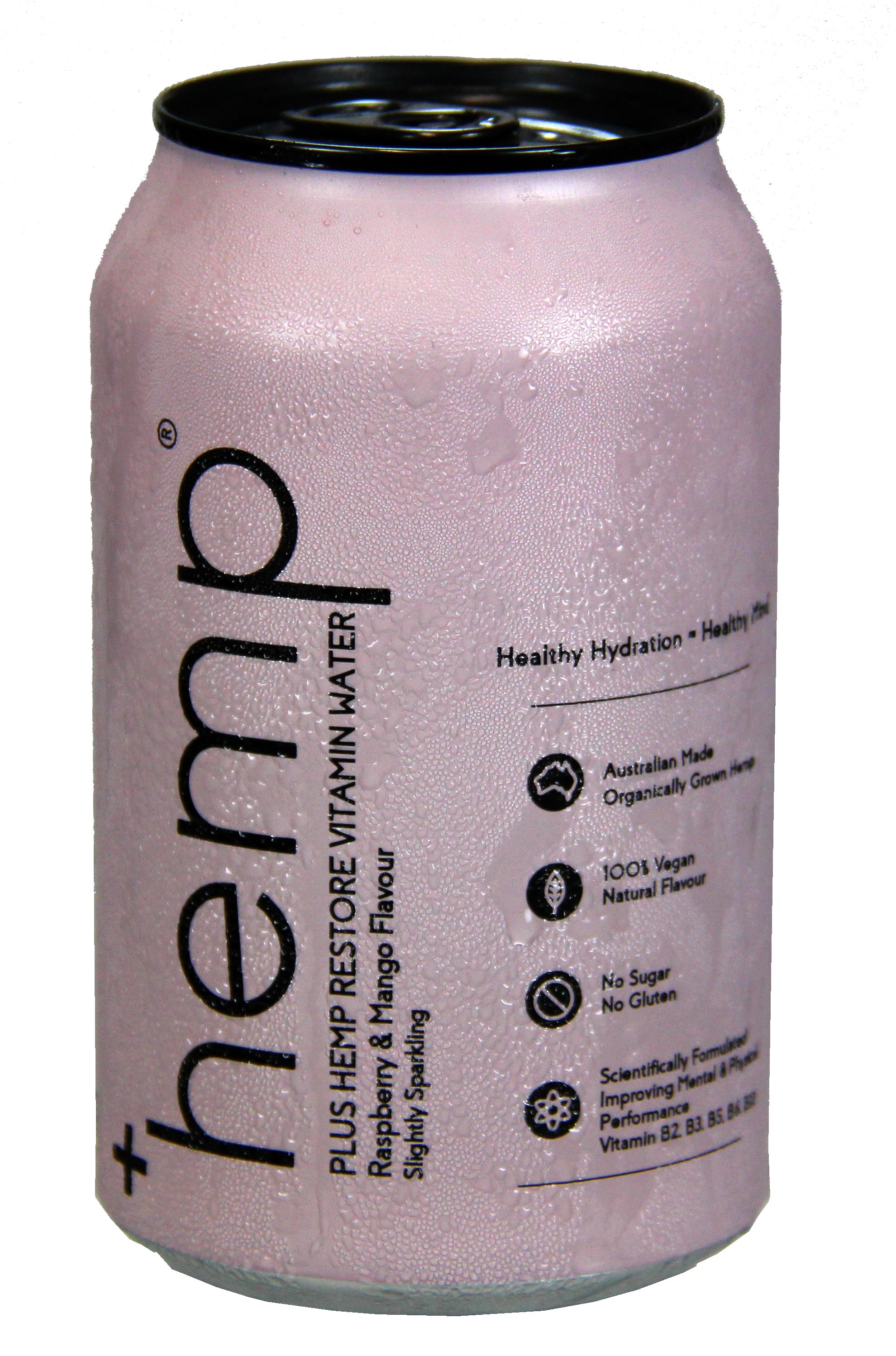Hemp+ Vitamin Water Pink 12 Cans - Energy Drink - Products PeleGuy ...