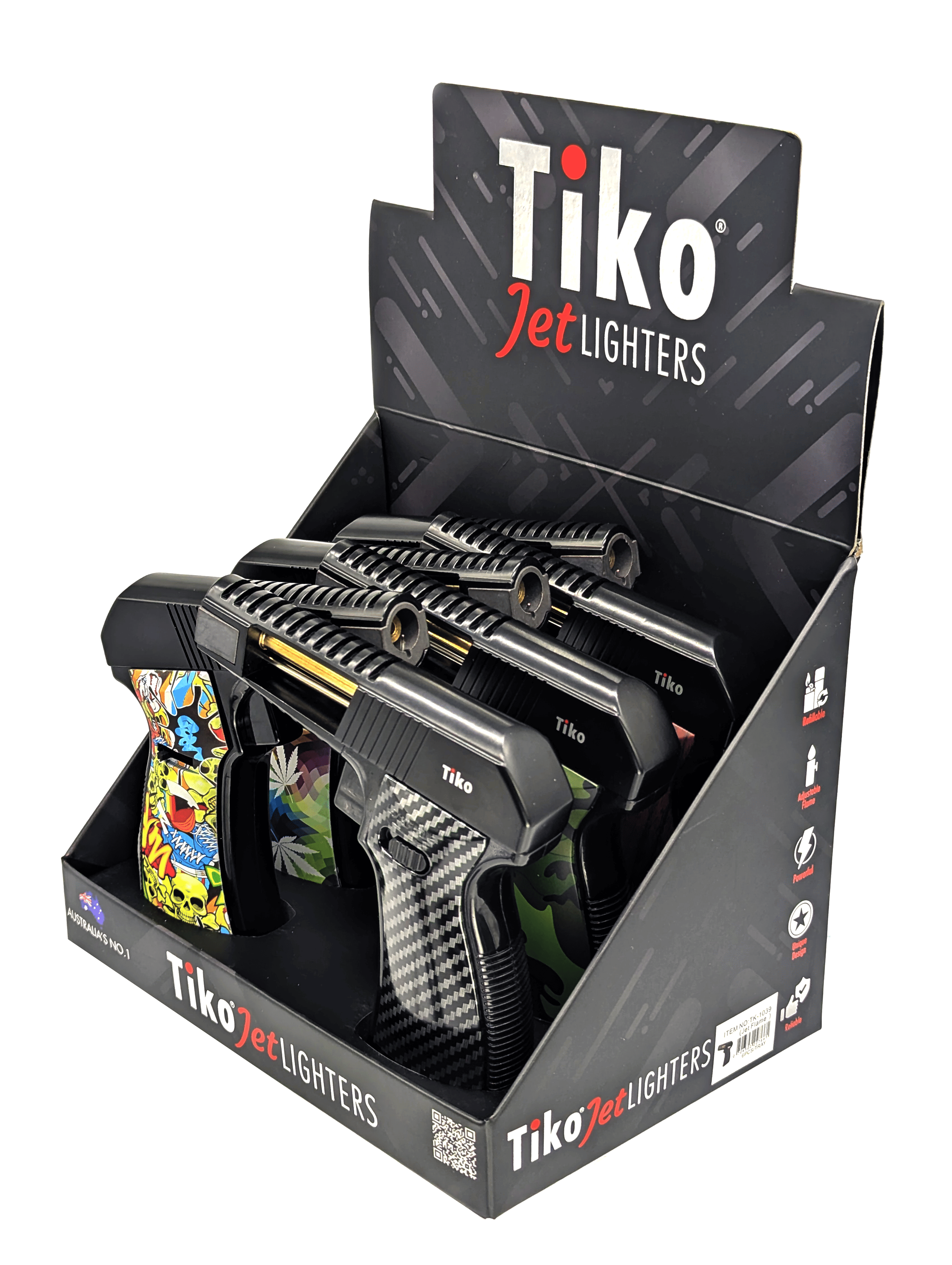 TIKO Lighter TK1039 Extreme Jet Blow Torch PeleGuy Distribution Pty Ltd 1300 377 341