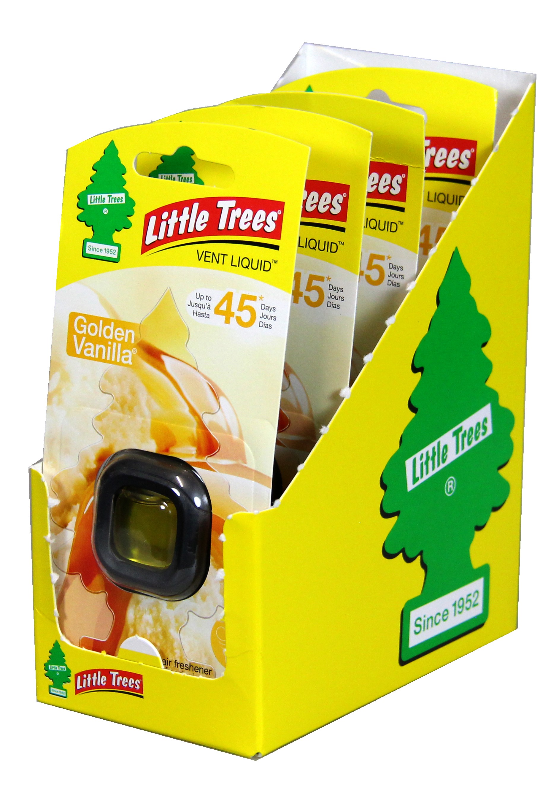 Little Trees Vent Liquid Golden Vanilla - 4pk - Air Fresheners ...