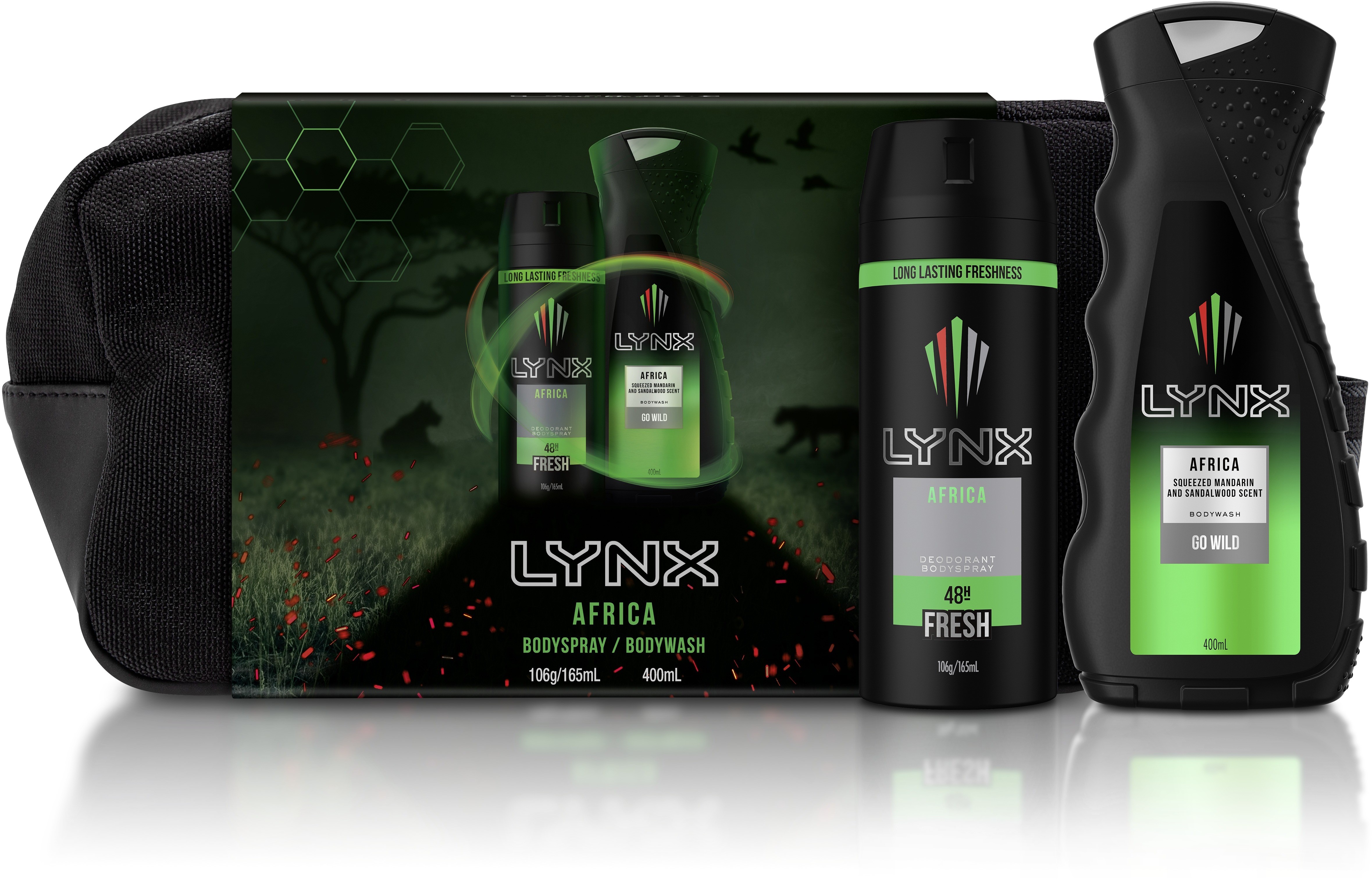Lynx GIFT BAG Africa 2pk PeleGuy Distribution Pty Ltd 1300 377 341