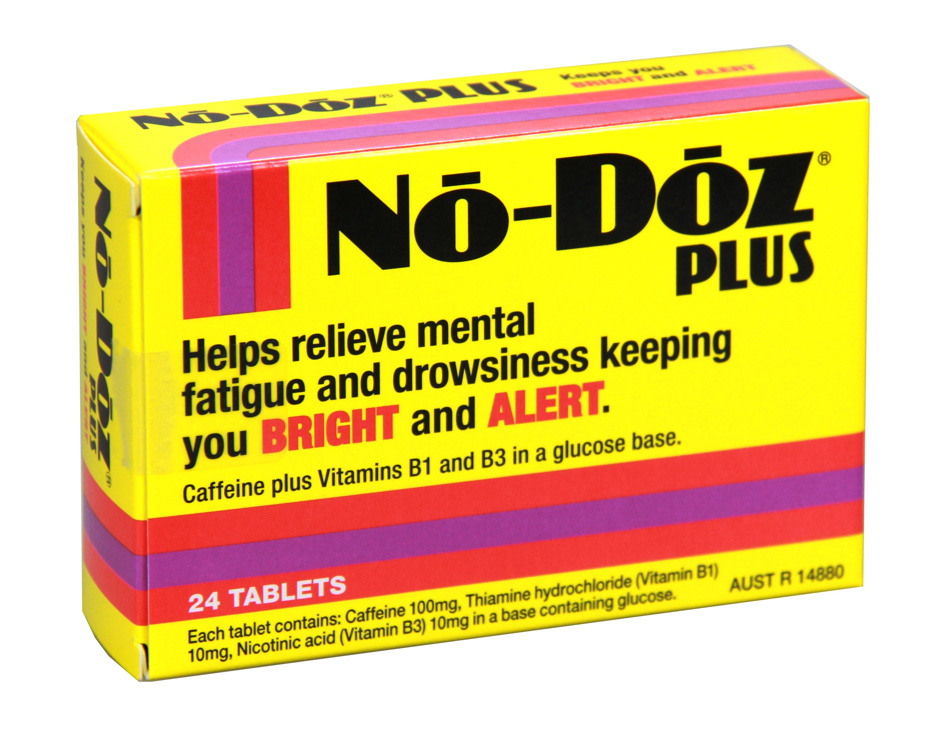 NO Doz Plus (Yellow) PeleGuy Distribution Pty Ltd 1300 377 341