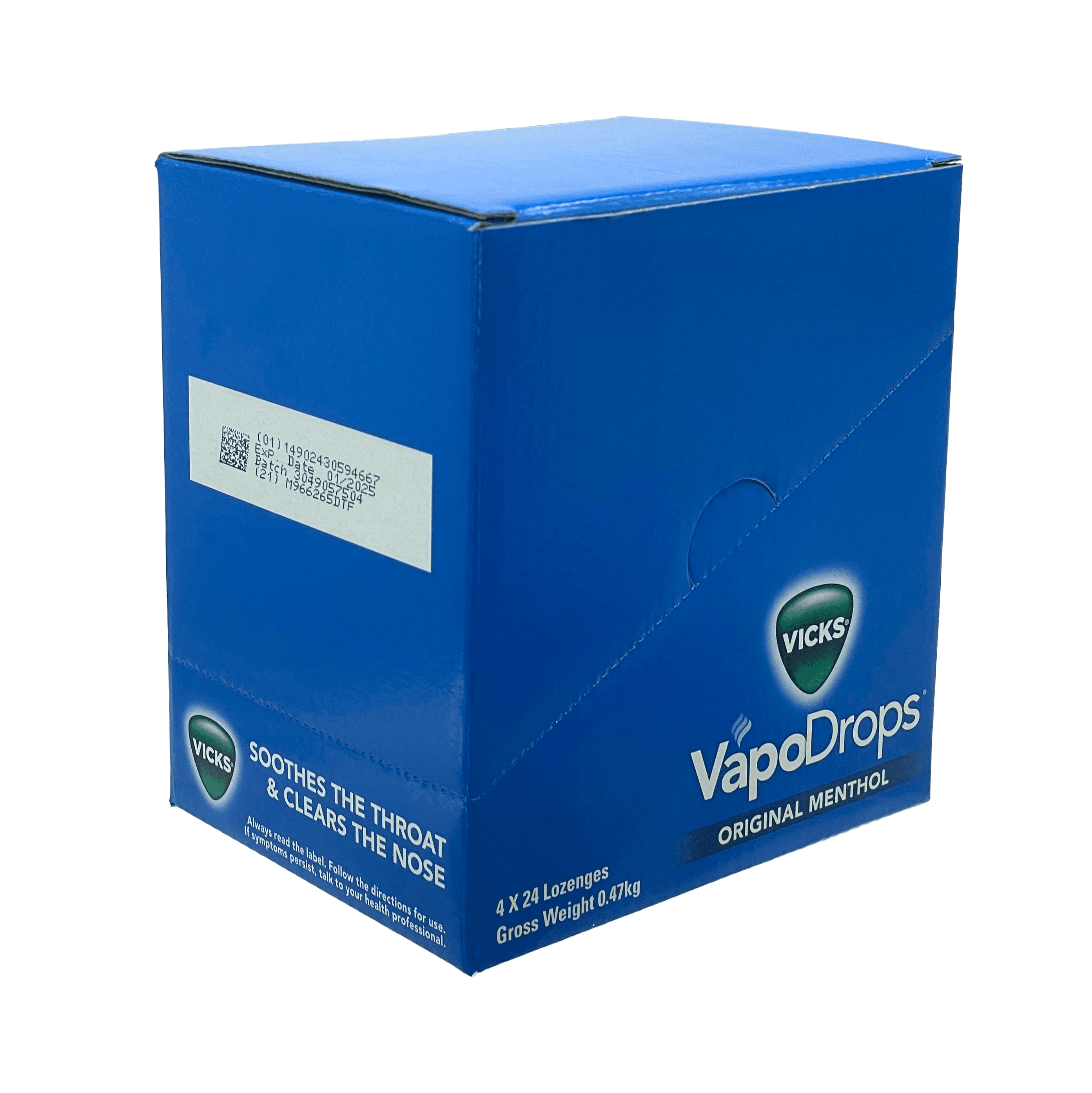 Vicks VapoDrops ORIGINAL 24loz PeleGuy Distribution Pty Ltd 1300 377 341