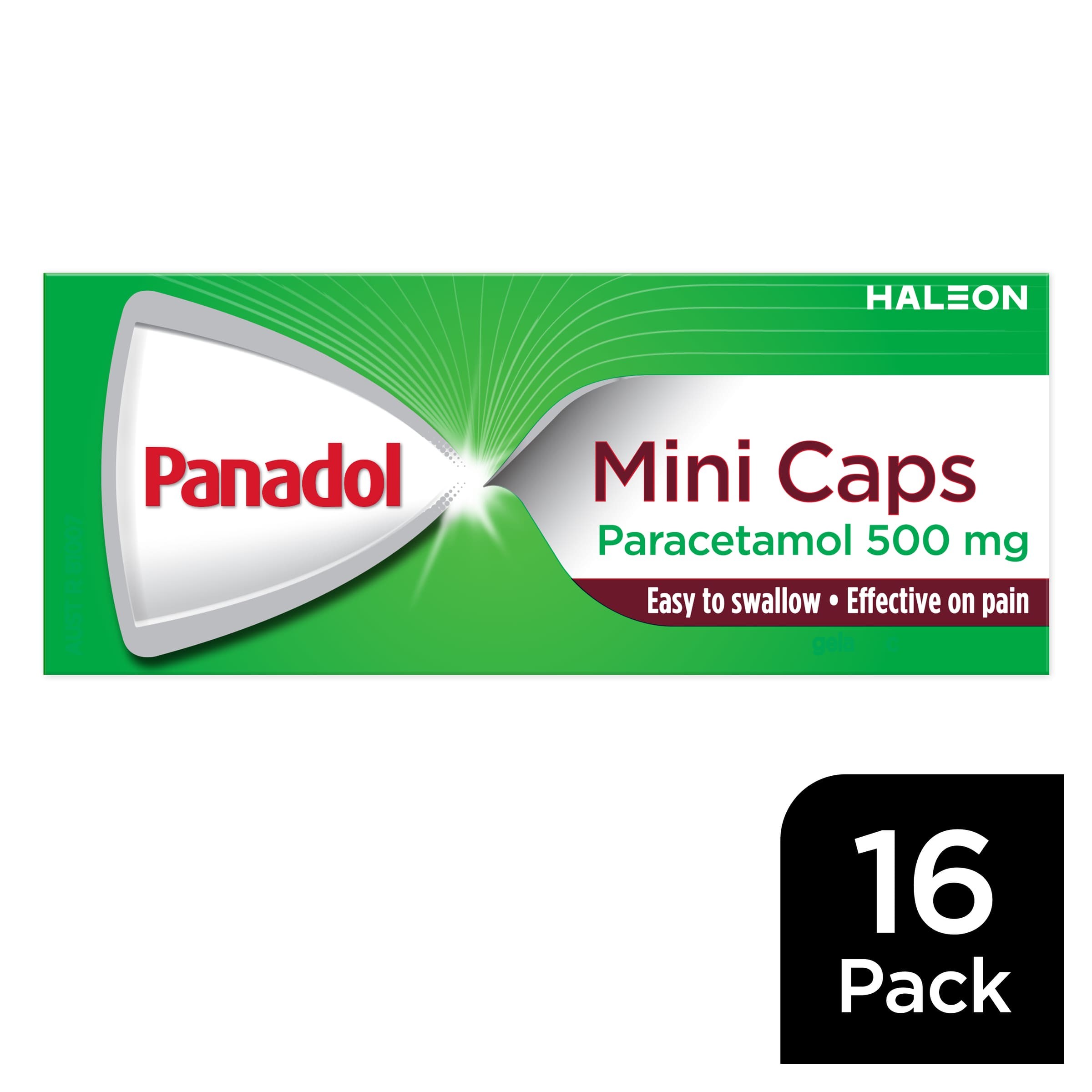 Panadol 16pk Mini Caps PeleGuy Distribution Pty Ltd 1300 377 341
