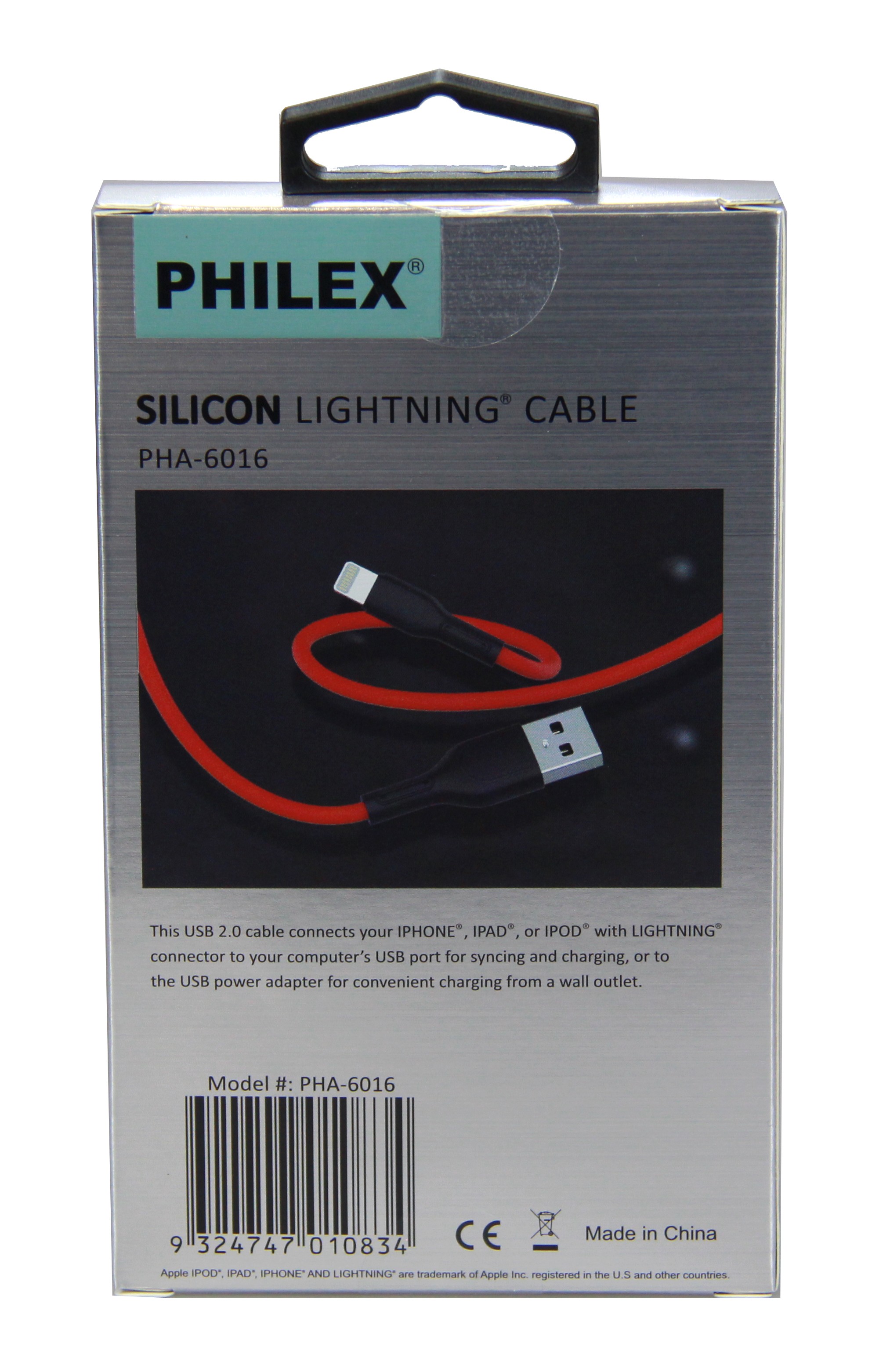 iPhone Cable Silicon Philex PeleGuy Distribution Pty Ltd 1300 377 341