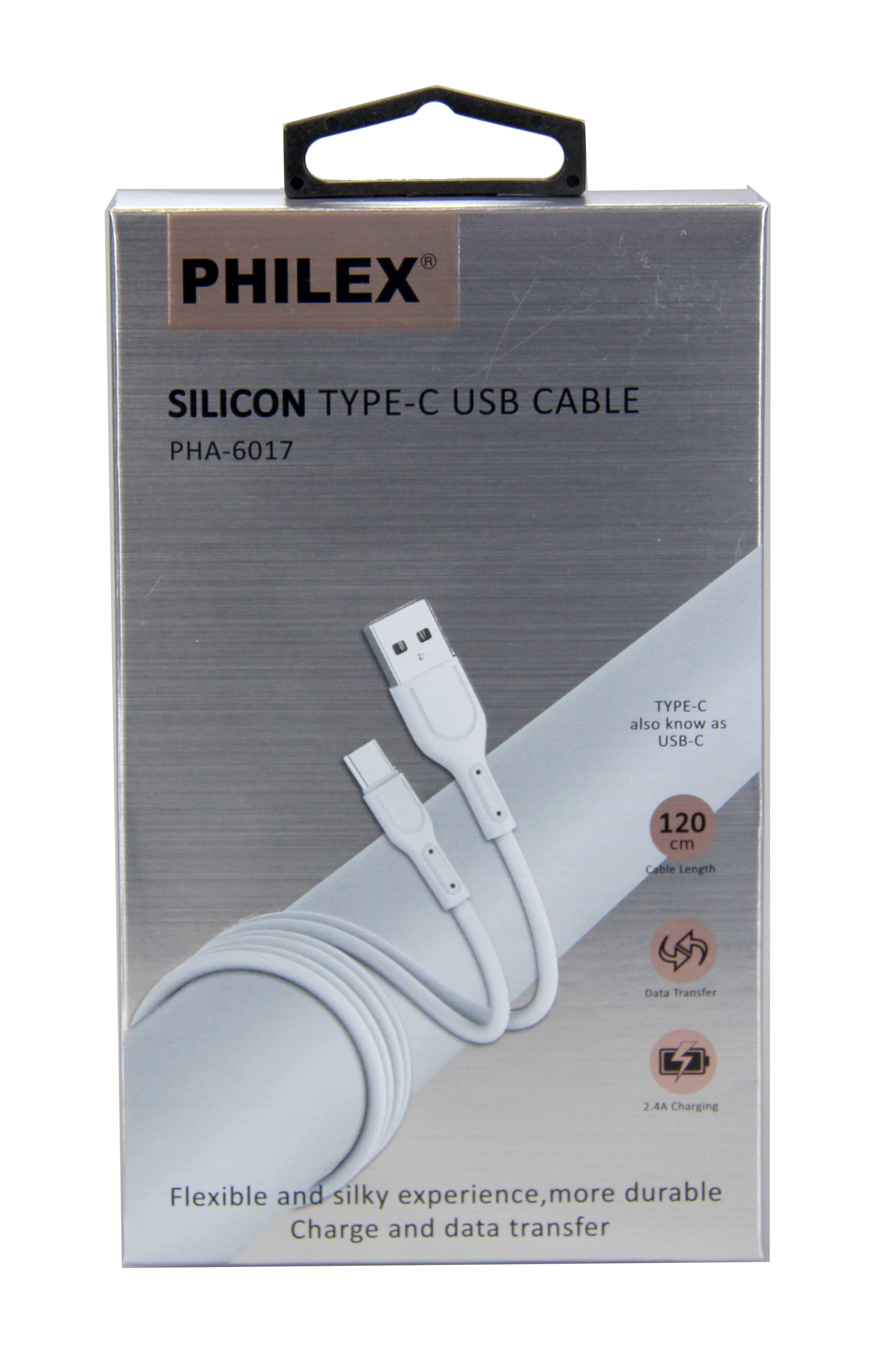 Type -C Cable Silicon Philex PeleGuy Distribution Pty Ltd 1300 377 341