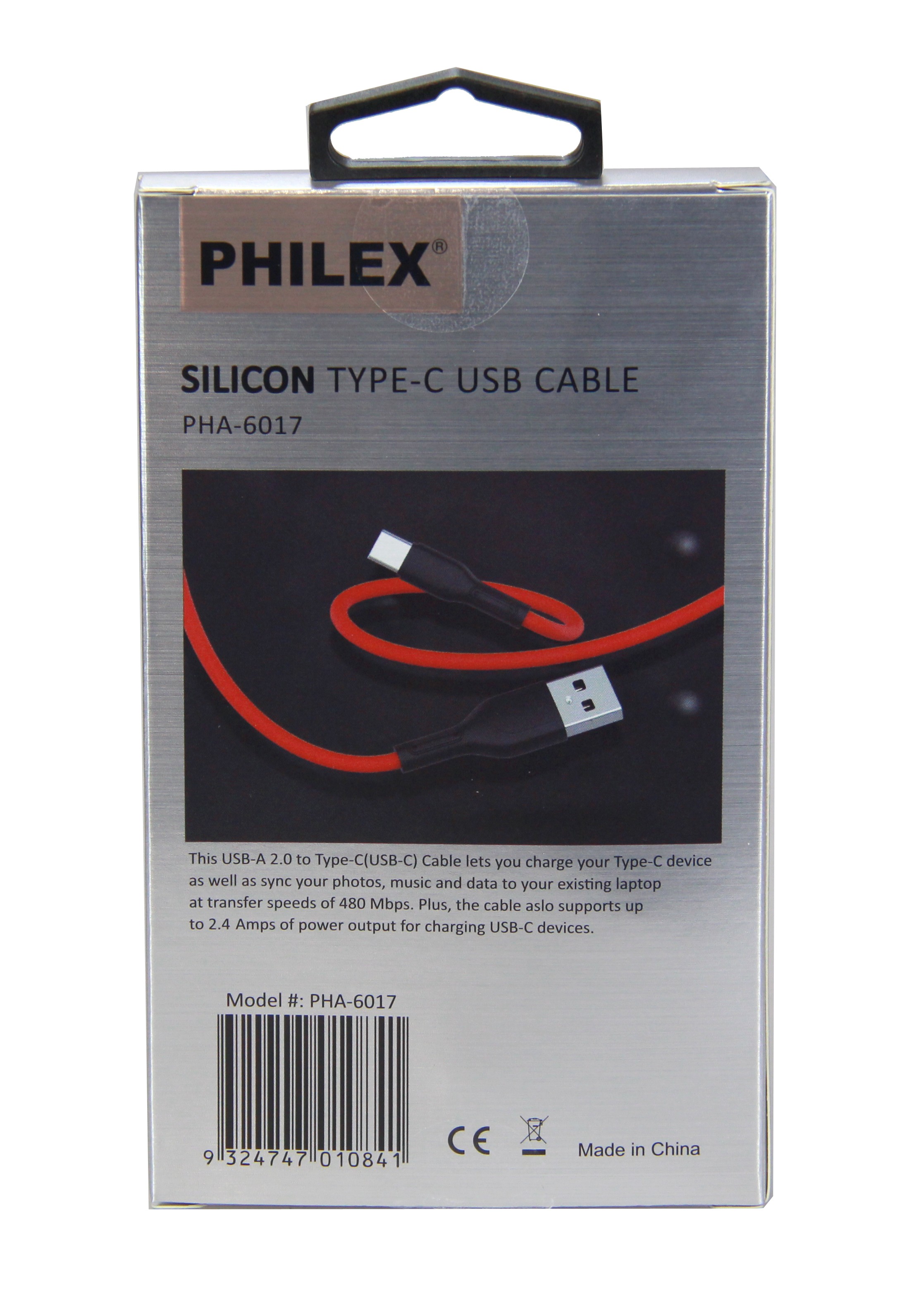 Type -C Cable Silicon Philex PeleGuy Distribution Pty Ltd 1300 377 341