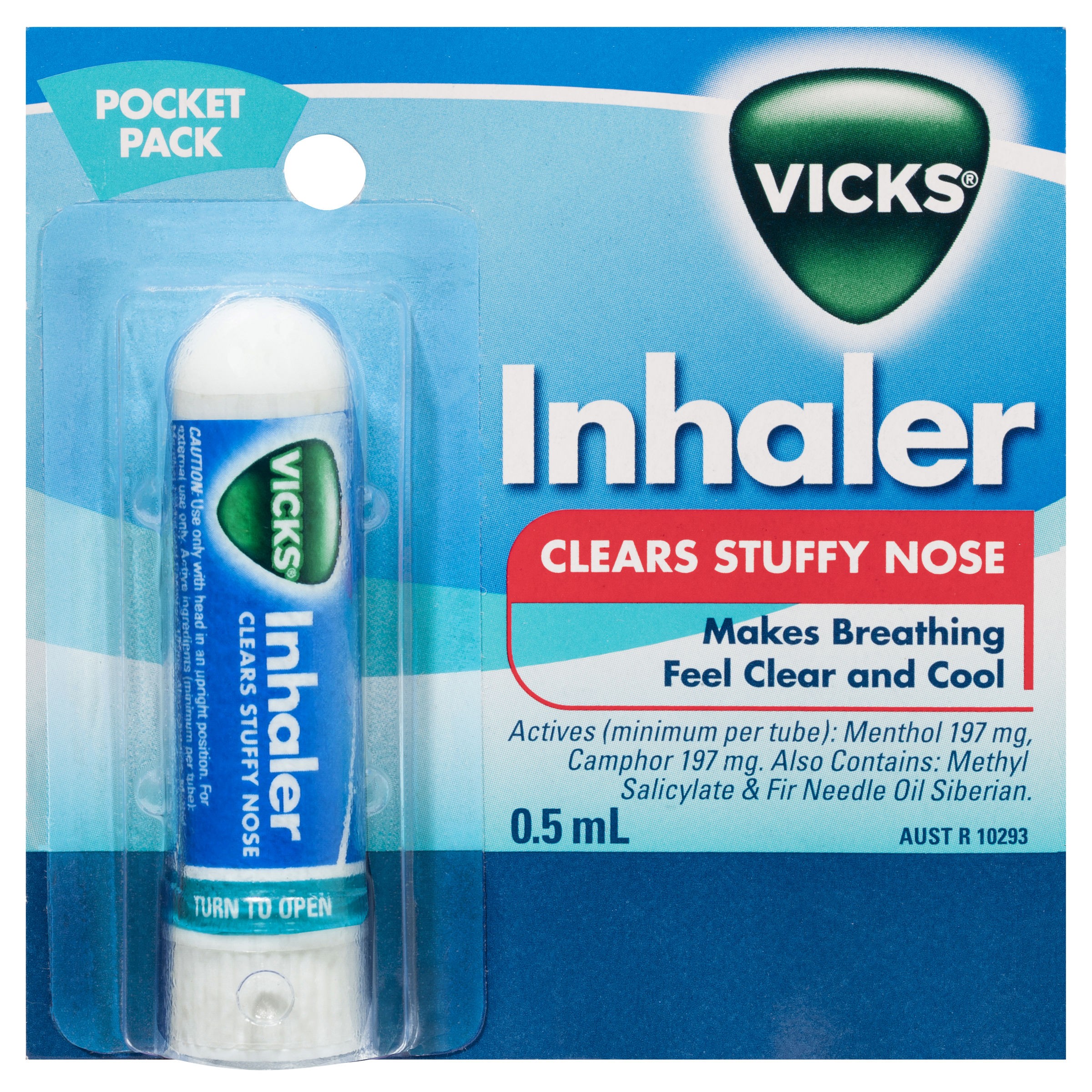 Vicks Pocket Inhaler 0.5ml PeleGuy Distribution Pty Ltd 1300 377 341