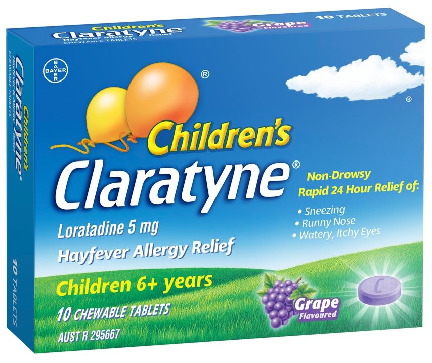 Claratyne 10 Chew Tab Children PeleGuy Distribution Pty Ltd 1300 377 341