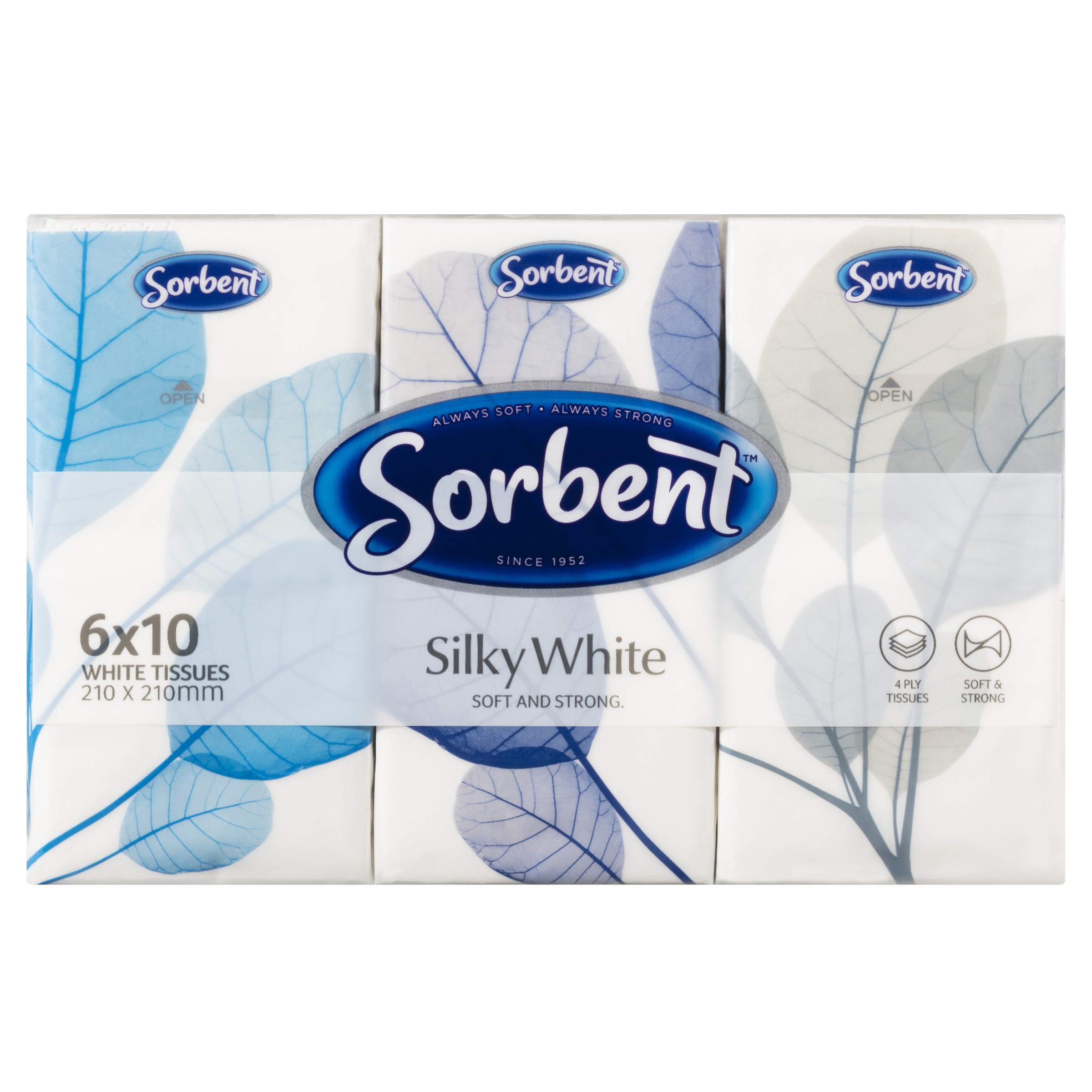 Sorbent Silky Tissues 12pk PeleGuy Distribution Pty Ltd 1300 377 341