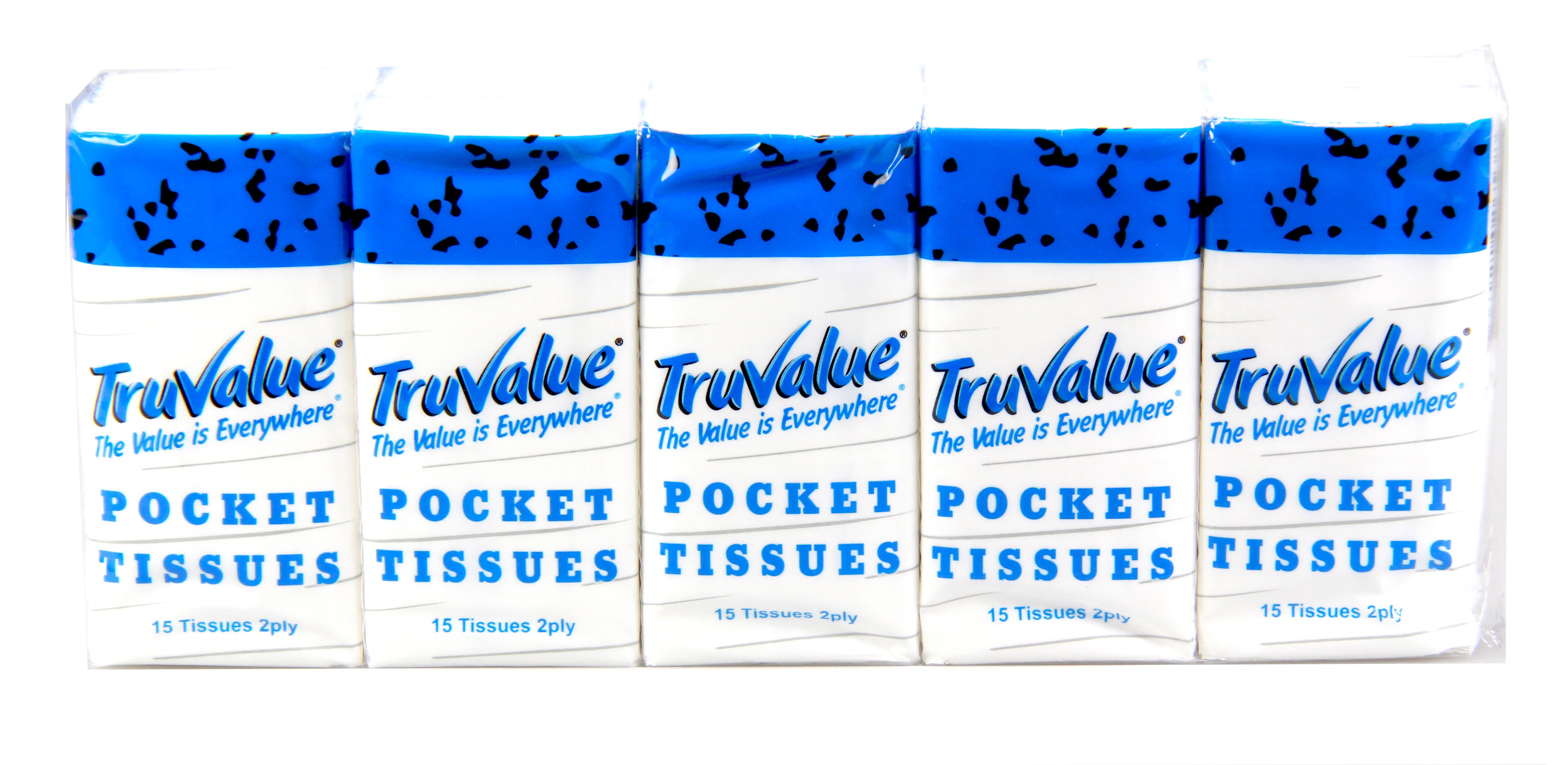 Truvalue Pocket Tissues 10PK PeleGuy Distribution Pty Ltd 1300 377 341
