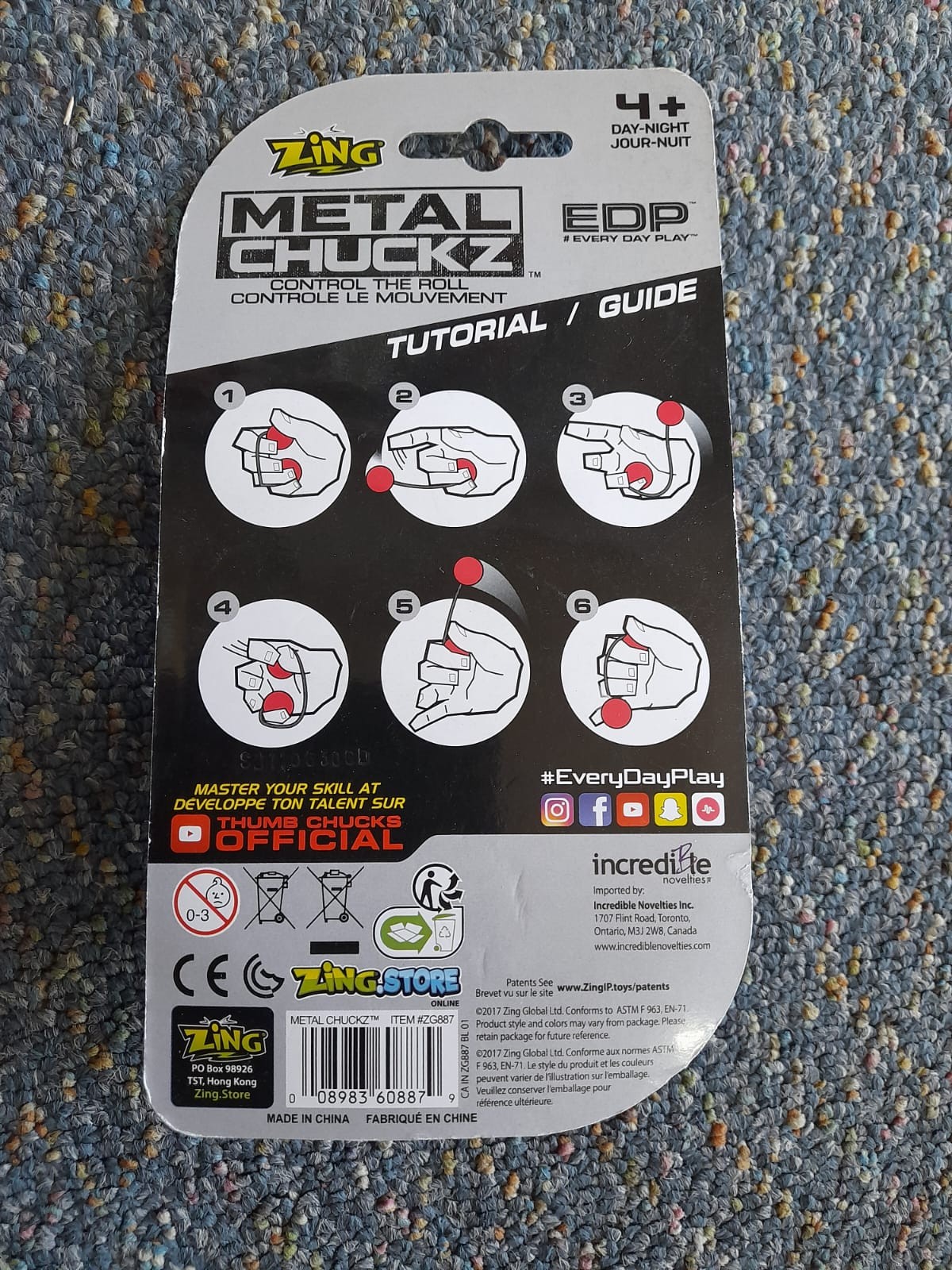 Zing Metal Chuckz Assorted PeleGuy Distribution Pty Ltd 1300 377 341